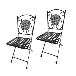 HTI-Living Gartenst&uuml;hle 2 St&uuml;ck Celia Floral