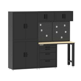 SONSTIGE Feistos Werkzeugschrank Monos Schwarz 46x228x190cm