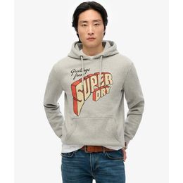 Superdry Men's North Cali Hoodie Grau - Gr&ouml;&szlig;e: L 104060650191007Q003