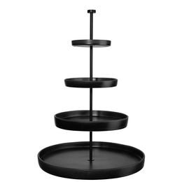 Asa Etagere Grande nero, Keramik, rund, 61 cm, Tischkultur & Servieren, Etageren