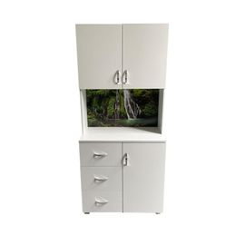 HTI-Living Badschrank Blanca Wellness Motiv Wasserfall