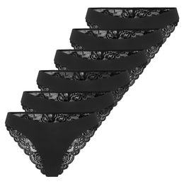 Only ONLCHLOE LACE BRAZIL 6P Damen Slip