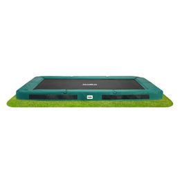 Salta Bodentrampolin Premium Ground Sports - rechteckig - 366 x 244 cm - Gr&uuml;n