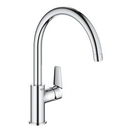 Grohe Einhebel-K&uuml;chenarmatur 'Start Edge' chromfarben 255 x 480 mm
