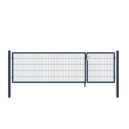 Home Deluxe Doppelfl&uuml;gel Gartentor ADITUS anthrazit 160 x 350 cm