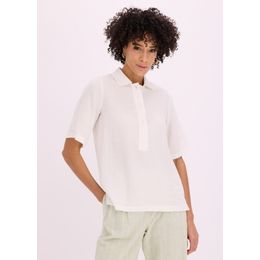 bonprix Tunikabluse leicht transparent, wei&szlig;, Gr.48, modische Tunikabluse