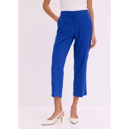 bonprix 3/4-Stifthose mit Schlitz, blau, Gr.36, elegante 3/4-Stifthose mit Schlitz