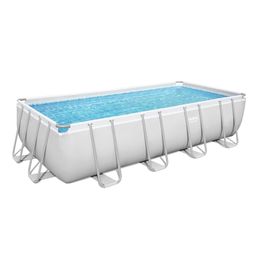 Bestway Frame-Pool-Set 'Power Steel' 488 x 244 x 122 cm mit Sicherheitsleiter und Filterpumpe