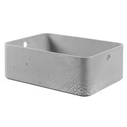 curver Aufbewahrungsbox 'Beton' M, rechteckig 34 x 24 x 12 cm