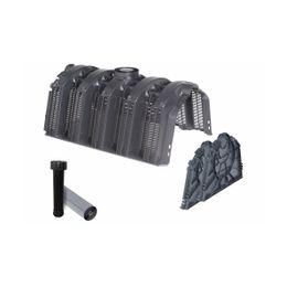 Garantia Sicker-Tunnel-Set schwarz 600 Liter