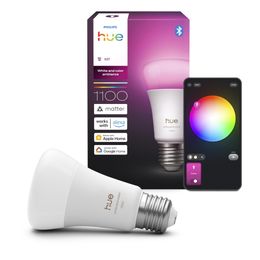 Philips LED-Lampe 'Hue White & Color Ambiance' wei&szlig; bis bunt E27 8,1 W 1100 lm
