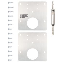 Wolfcraft Reparaturset f&uuml;r Topfscharniere 17-teilig