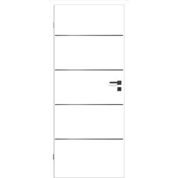 Classen Innent&uuml;r 'Milk M6' weiss 61 x 198,5 cm Linksanschlag