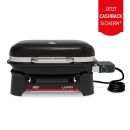 Weber Elektrogrill 'Lumin Compact' schwarz 58,5 x 42 x 28 cm