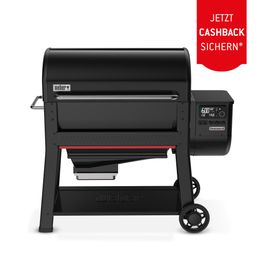 Weber Holzpelletgrill 'Searwood XL' schwarz 57 x 76 x 130 cm