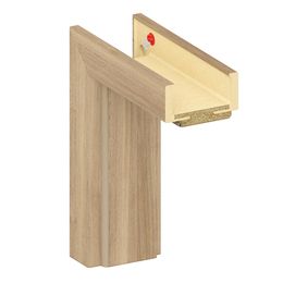 Classen Zarge Eiche Karlstadt 198,5 x 61 x 14-16 cm Linksanschlag
