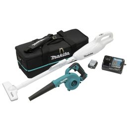 Makita Akku-Sauger-Set 'CLX245SAX1' 12 V mit Gebl&auml;se und Akku