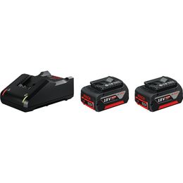 Bosch Akku-Starter-Set 'Professional' Ladeger&auml;t und 2 x Akku 18 V, 4,0 Ah