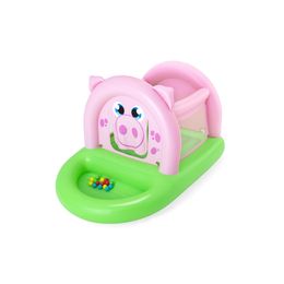 Bestway H&uuml;pfburg 'Oinkster Pig' mit B&auml;llebad bunt 239 x 162 x 137 cm