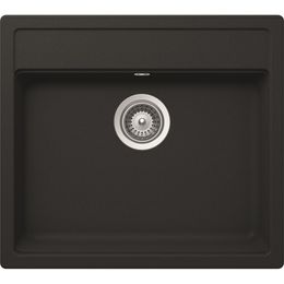 Rocasa Einbausp&uuml;le 'Romi 100' schwarz 570 x 510 mm