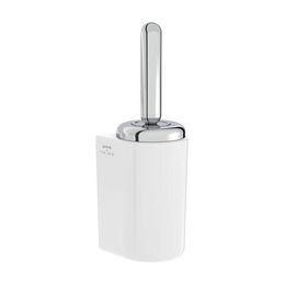 Vitra Liquid WC-B&uuml;rstengarnitur A44566 130x130x4157mm, Wandmontage, B&uuml;rstenstiel und Abdeckung chrom