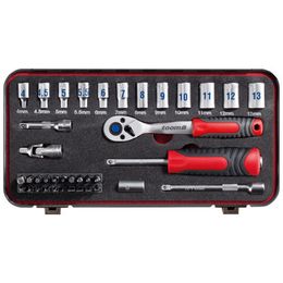 toom Steckschl&uuml;ssel-Set 1/4" 38-teilig