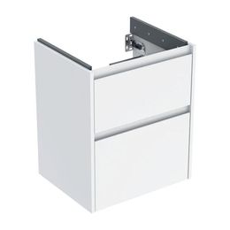 Geberit Renova Plan Waschtisch-Unterschrank 504025011 2 Schubladen, Korpus/Front wei&szlig; / lackiert seidenglanz, Breite 50,4 cm