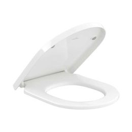 Villeroy & Boch Villeroy und Boch Subway 3.0 WC-Sitz 8M426101 Schaniere aus Edelstahl, ohne QuickRelease und Softclosing, wei&szlig; alpin