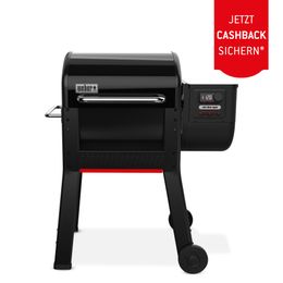 Weber Holzpelletgrill 'Smoque' schwarz 95 x 69 x 52 cm