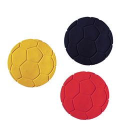 toom Mini Duscheinlage 'Fu&szlig;ball Deutschland' XXS schwarz/rot/gelb &Oslash; 10 cm 6 St&uuml;ck