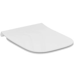 Ideal Standard i.life A WC-Sitz T481201 ohne Softclose, 36x44,5x4,5cm, Sandwich, Wei&szlig; Gl&auml;nzend