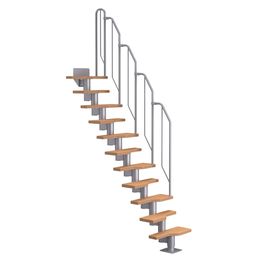 Dolle Mittelholmtreppe 'Epe' buchefarbend 11 Stufen