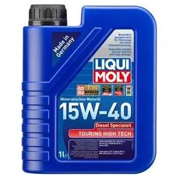 Liqui Moly Touring High Tech Diesel 15W-40 (1 L) 1070 Motor&ouml;l f&uuml;r BMW ALFA ROMEO MERCEDES-BENZ OPEL FORD NISSAN RENAULT CITROEN PEUGEOT FIAT LANCIA VO