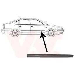 Van Wezel Zier-/Schutzleiste, T&uuml;r 5836424 vorne rechts geklebt f&uuml;r VW 3B0853516B41