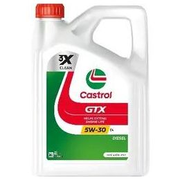 Castrol GTX 5W-30 C4/ 4 L 15F64E Motor&ouml;l f&uuml;r RENAULT MITSUBISHI NISSAN DACIA SUZUKI MERCEDES-BENZ INFINITI FIAT