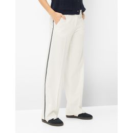 Brax Damen Palazzohose Style MAINE OFFWHITE, cremewei&szlig;, Gr. 38