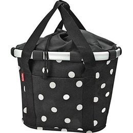 Klickfix Reisenthel Bikebasket Lenkertasche mit Aluminumrahmen Black Dots
