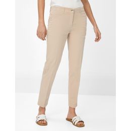 Brax Damen Chino Style MARON S ALMOND, Beige, Gr. 34
