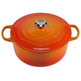 Le Creuset Signature Br&auml;ter rund 28 cm ofenrot