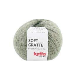 Soft Gratt&eacute; von Katia, Minzgr&uuml;n, aus Polyacryl