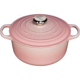 Le Creuset Signature Gusseisen- Braeter rund 24cm shellpink