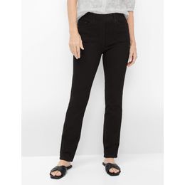 Raphaela by Brax Damen Schlupfhose Style LAVINA JOY BLACK, denim schwarz, Gr. 46K