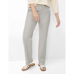 Raphaela by Brax Damen Marlenehose Style LILLYTH FLARED, hellbeige, Gr. 40