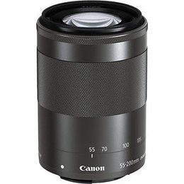 Canon EF-M 55-200 mm F4.5-6.3 IS STM 52 mm Filtergewinde (Canon EF-M Anschluss) schwarz