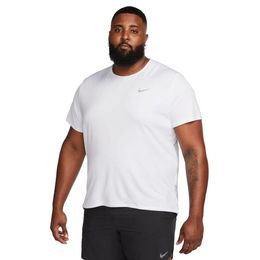 Nike Miler Dri-Fit UV Short Sleeve Top Bekleidung Herren wei&szlig;