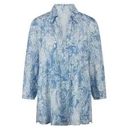 Long-Bluse Peter Hahn blau, 42
