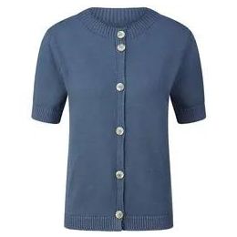 Strickjacke Peter Hahn blau, 46