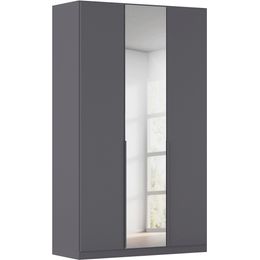 Dreht&uuml;renschrank OTTO HOME "Kleiderschrank Schrank Garderobe AGORDO mit Dekor- oder Hochglanzfront", grau (graumetallic), B:136cm H:229cm T:54cm, Holzwerkstoff, Schr&auml;nke, Dreht&uuml;renschrank, durchdachte Innenausstattung, in 8 Breiten und 2 H&ouml;hen MADE IN GERMANY, Topseller