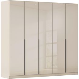 Dreht&uuml;renschrank OTTO HOME "Kleiderschrank Kleiderschr&auml;nke Schrank Garderobe AGORDO mit Glasfront", beige (beige, glas beige (champagner)), B:226cm H:229cm T:54cm, Holzwerkstoff, Schr&auml;nke, Dreht&uuml;renschrank, durchdachte Innenausstattung, in 8 Breiten und 2 H&ouml;hen MADE IN GERMANY
