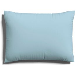 Kissenbezug Schlafgut "EASY JERSEY Kissenh&uuml;lle 100% Baumwolle, weicher Edel-Jersey, b&uuml;gelfrei", blau (blau light), B:70cm L:90cm, Jersey, Obermaterial: 100% Baumwolle, Kissenbez&uuml;ge, Kissenbezug, mit farblich angepasstem Rei&szlig;verschluss, pflegeleicht, formstabil
